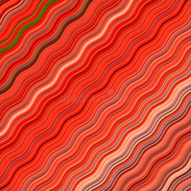 Red Colored Wavy Background. Dynamic Effect. Design Template. Modern ...