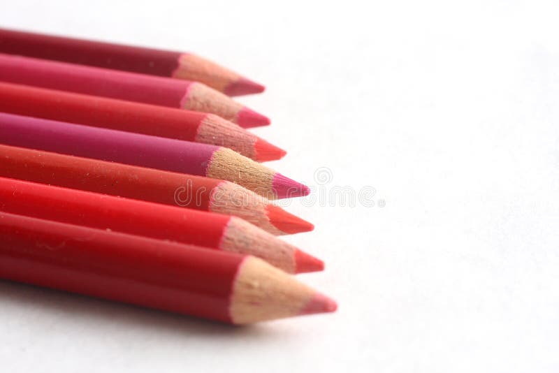 Red Coloring Pencils Picture. Image: 6408273