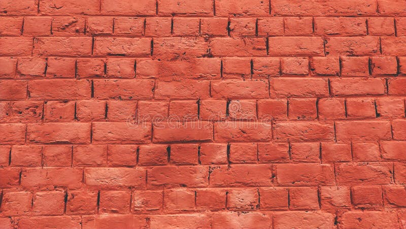 A Red Colour Brick Wall Background Texture Stock Photo - Image of ...