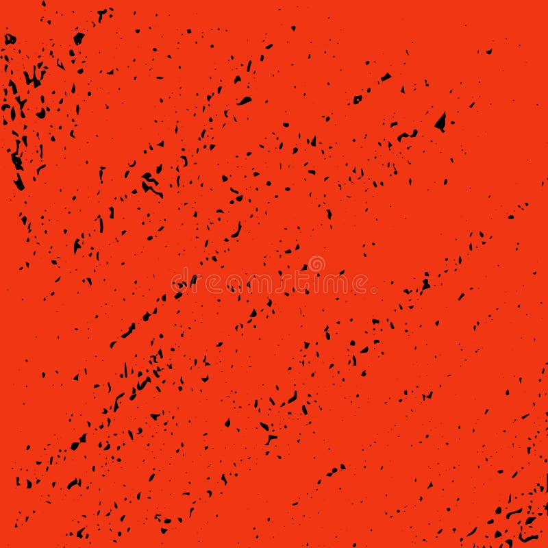 Red Colour Paint Wall with Scratches Stock Illustration - Illustration ...