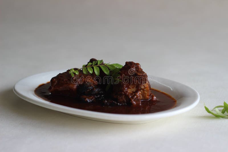 Red Colour Spicy Fish Curry Stock Image - Image of food, tapioca: 204312617