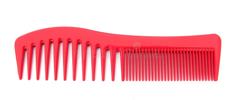 Red Comb stock photo. Image of studio, hairstyle, shot - 34640816