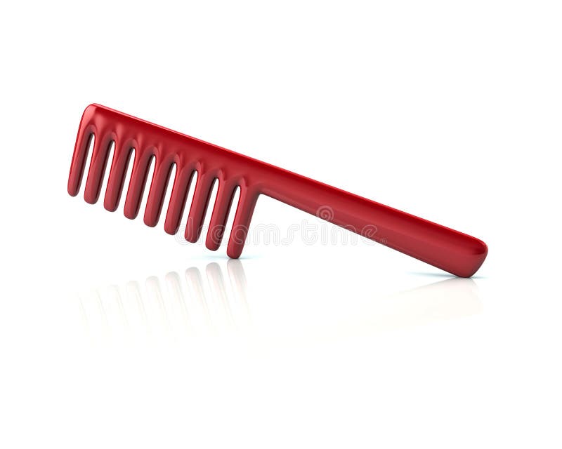Red comb icon stock illustration. Illustration of hairdresser - 94977089