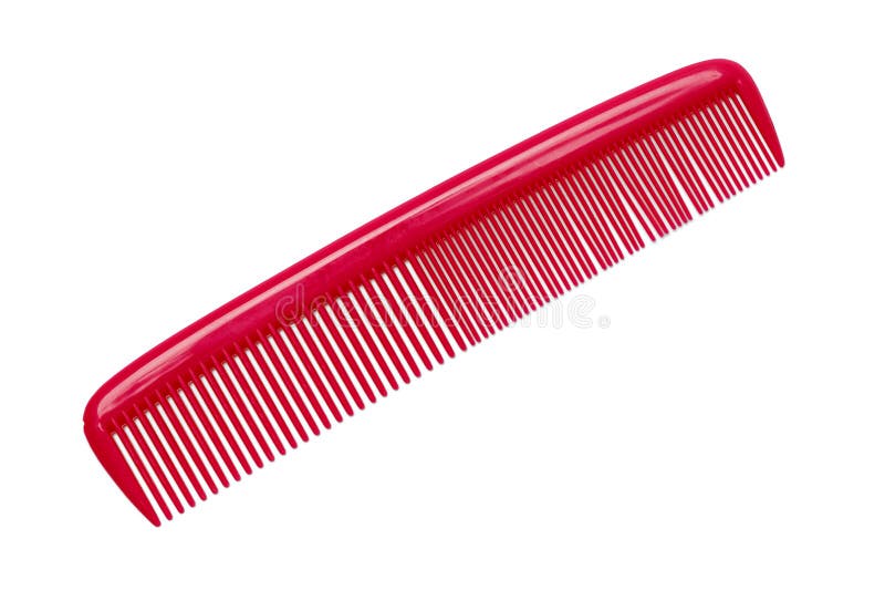 Red Comb stock photo. Image of studio, hairstyle, shot - 34640816