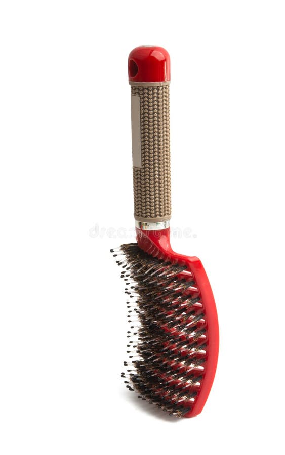 Red comb stock image. Image of brush, isolated, single - 170412911