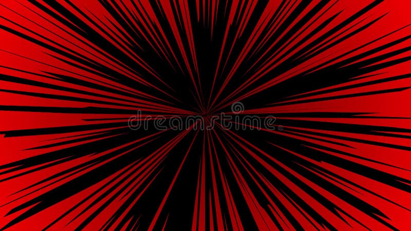 Red Comic Explosion Burst with Black Speed Lines Stock Footage - Video ...