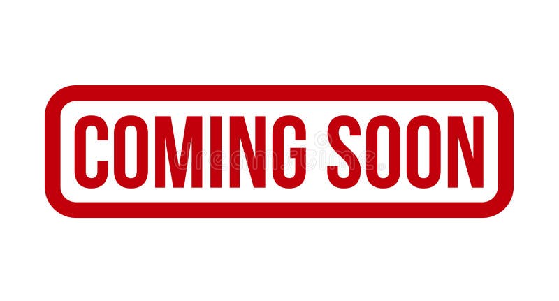 Red Coming Soon Grunge Rubber Stamp, Vector Illustration Stock Vector ...