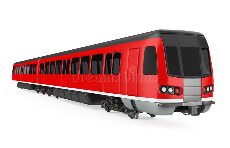 Commuter Train Isolated stock illustration. Illustration of commuter ...