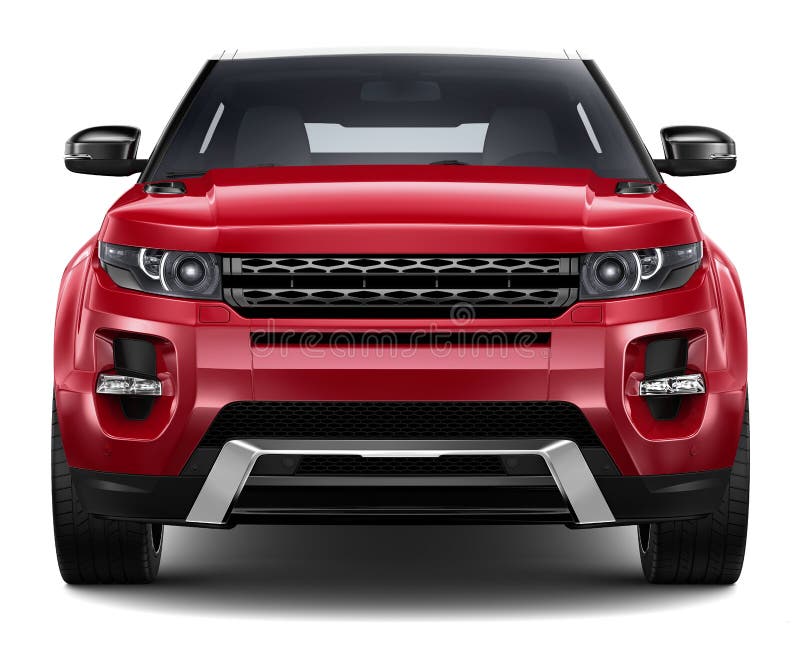 Compact red car stock photo. Image of urban, vehicle - 32767906