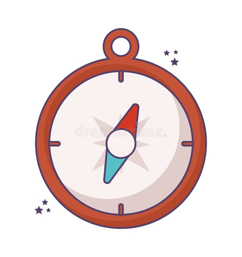Red compass design stock vector. Illustration of expedition - 239982629