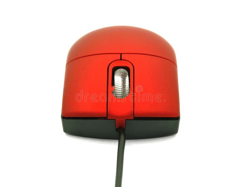 Red computer mouse stock image. Image of mouse, life - 37904077