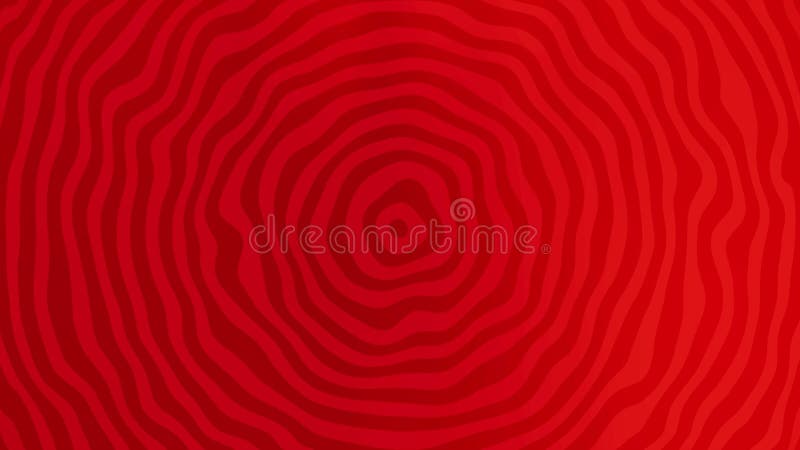 Red Concentric Circle Optical Depth Background Loop. Stock Video ...