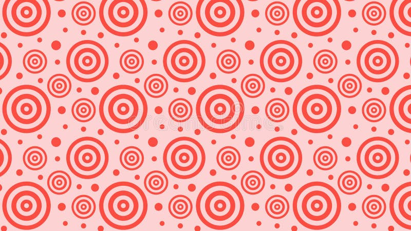 Red Concentric Circles Background Pattern Vector Graphic Stock Vector ...