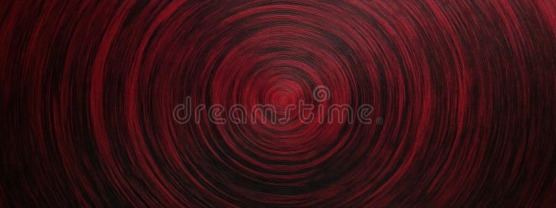 Red Concentric Rings Create a Vortex, Illusion Visual Effect Background ...
