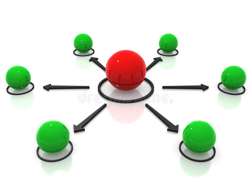 Red conceptual de esferas foto de archivo. Imagen de rojo - 21601774