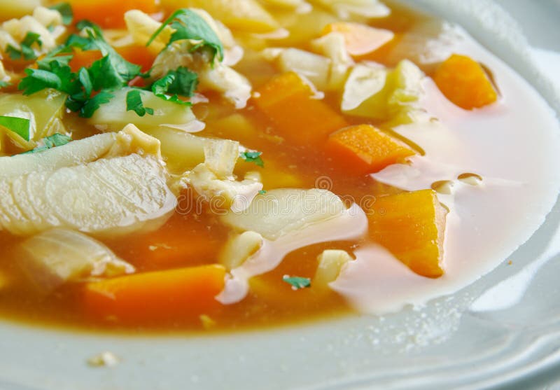 Red Conch Chowder stock photo. Image of yellow, conch - 62295420