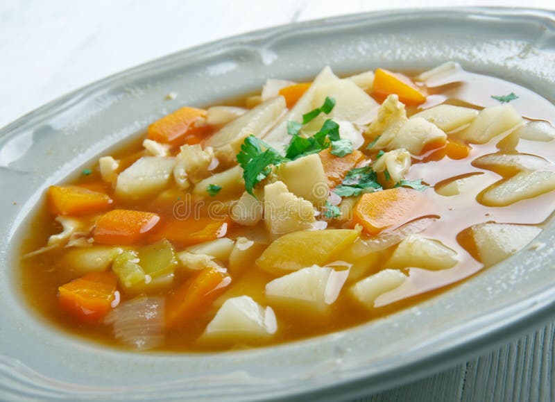 Red Conch Chowder stock photo. Image of yellow, conch - 62295420