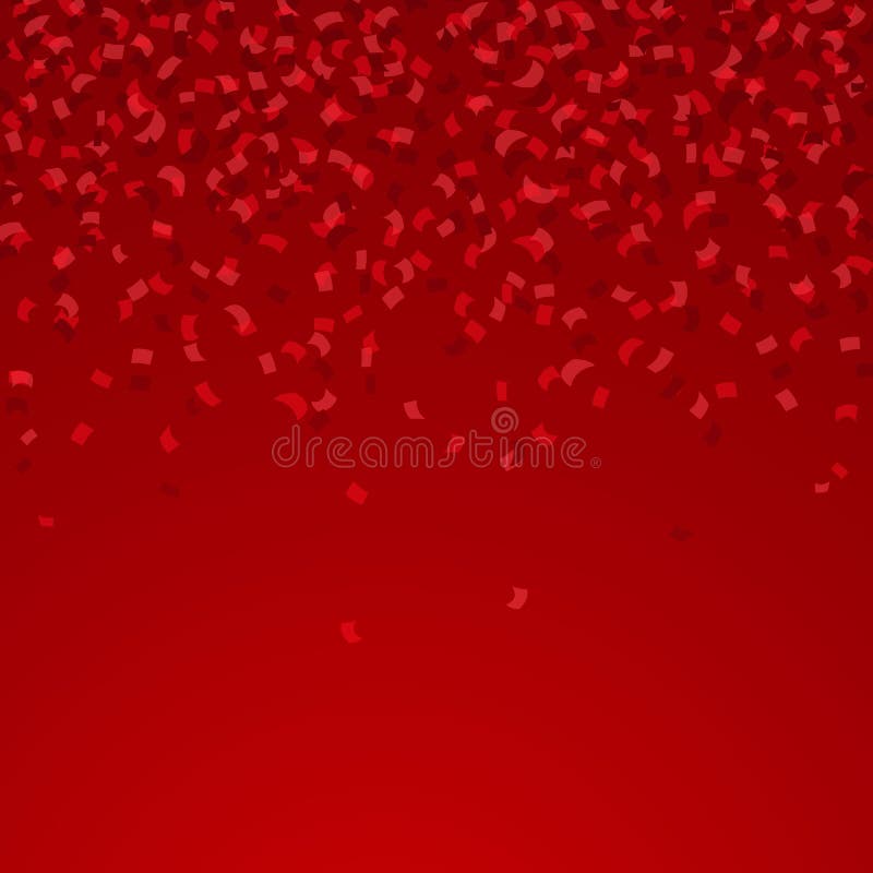 Red Confetti stock illustration. Illustration of holiday - 55302840