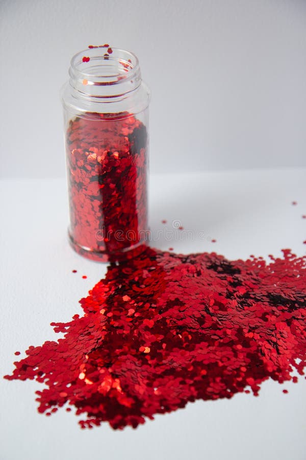 Red Confetti for Valentine S Day Stock Image - Image of coffetti ...