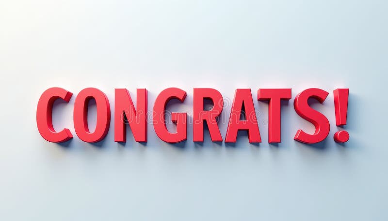 Red Congrats Stock Illustrations – 2,373 Red Congrats Stock ...