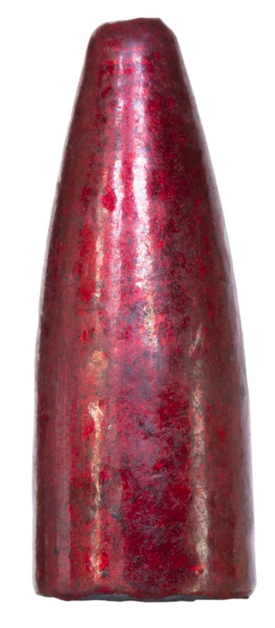 Red Conical Sinker for Fishing Stock Photo - Image of tackle, fish ...