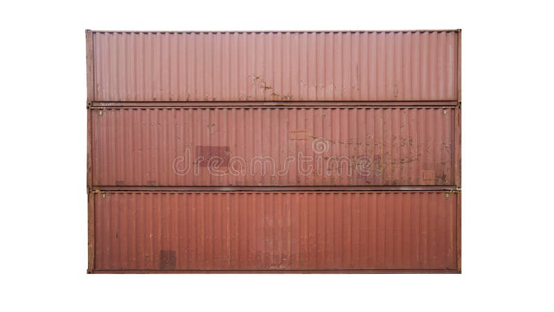 The Red Containers Ship on Background Stock Photo - Image of ship, door ...