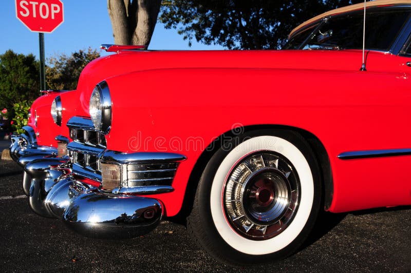 Red convertible car stock photo. Image of relic, colored - 28031070