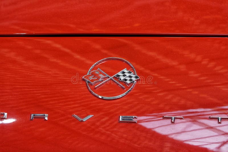 Red Convertible Chevrolet Corvette at Drop Down Expo in Bucharest ...