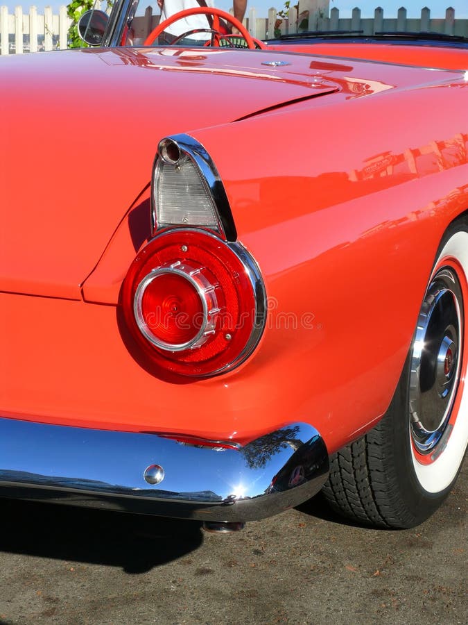 Red Convertible Vintage Car Stock Photo - Image of shiny, tire: 6545956