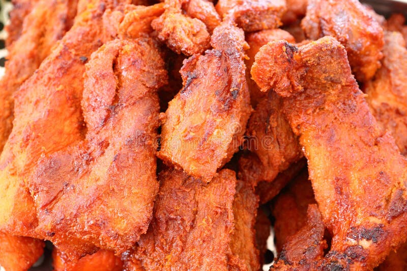 Red cooked pork stock photo. Image of food, nutrition - 32810810