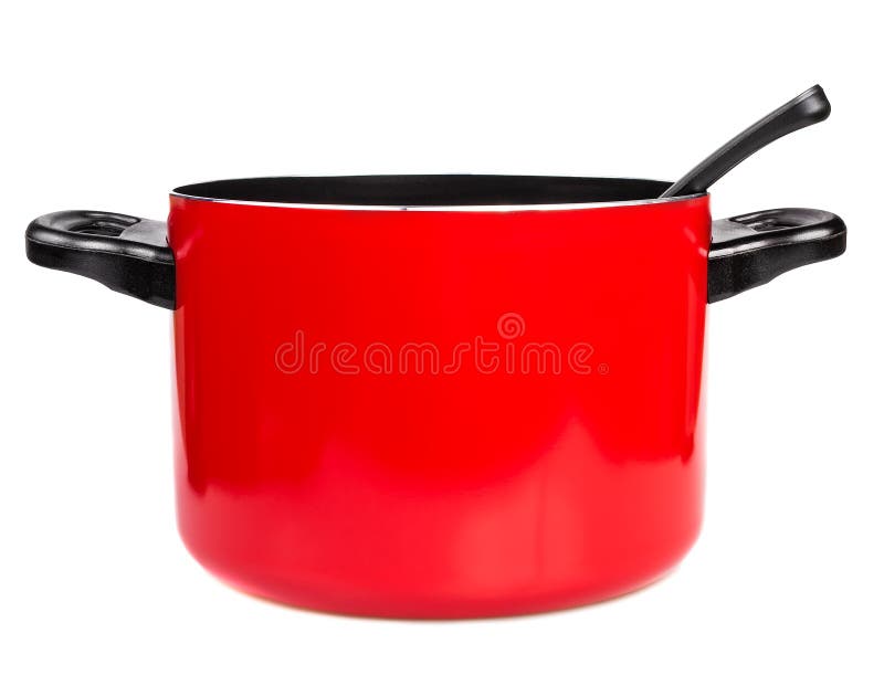 Enamel cooking pot stock photo. Image of handle, kitchenware - 38722856
