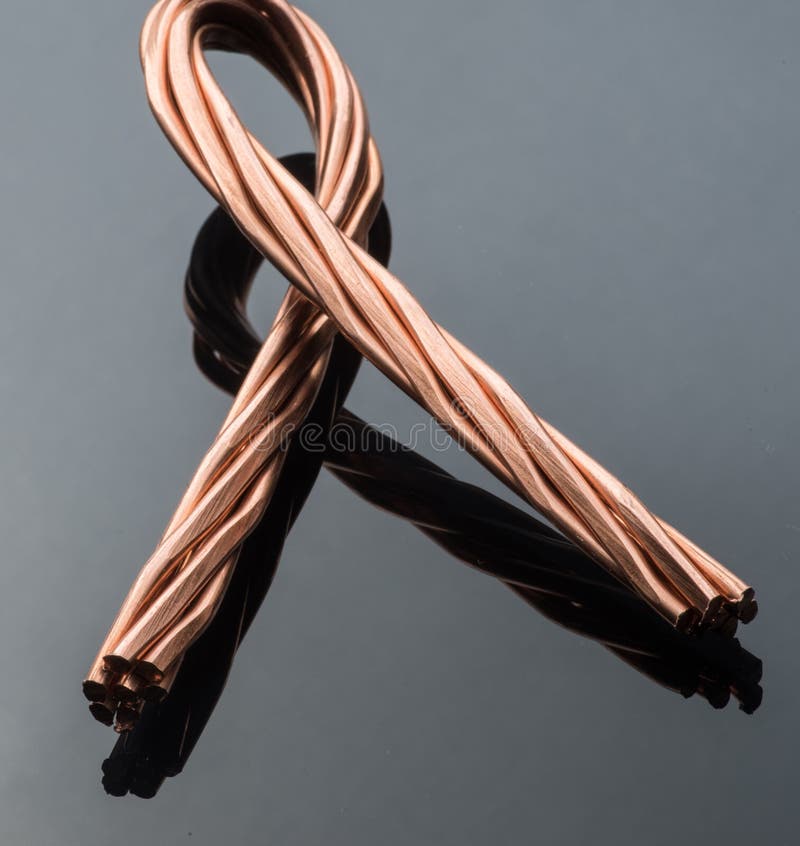 Red Copper Wire Industry Development Stock Image - Image of cool ...
