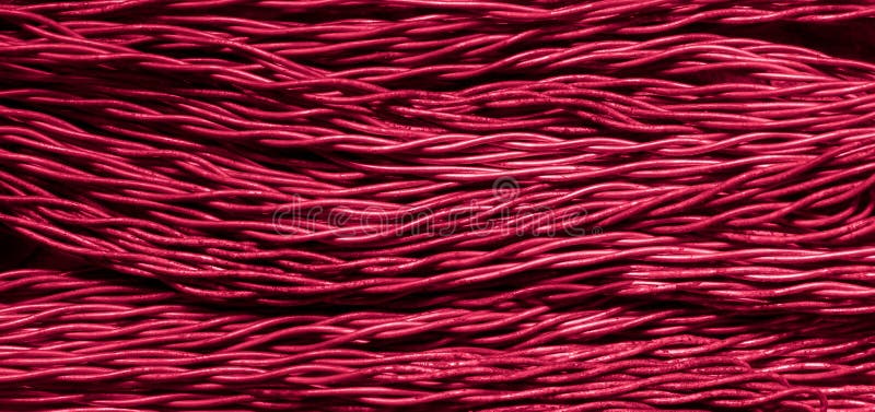 Red Copper Wires. Background or Texture Stock Image - Image of dark ...