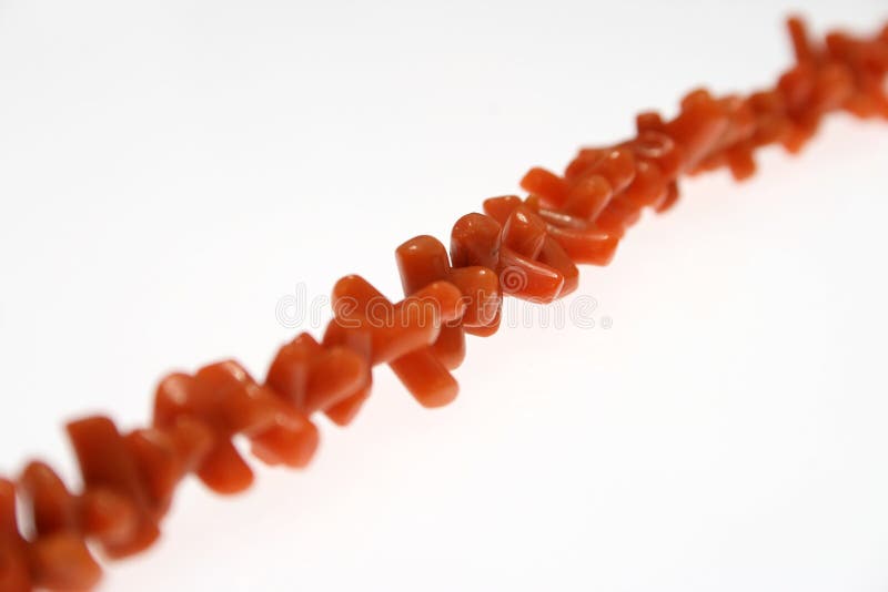 Red coral string stock image. Image of string, design - 3995837