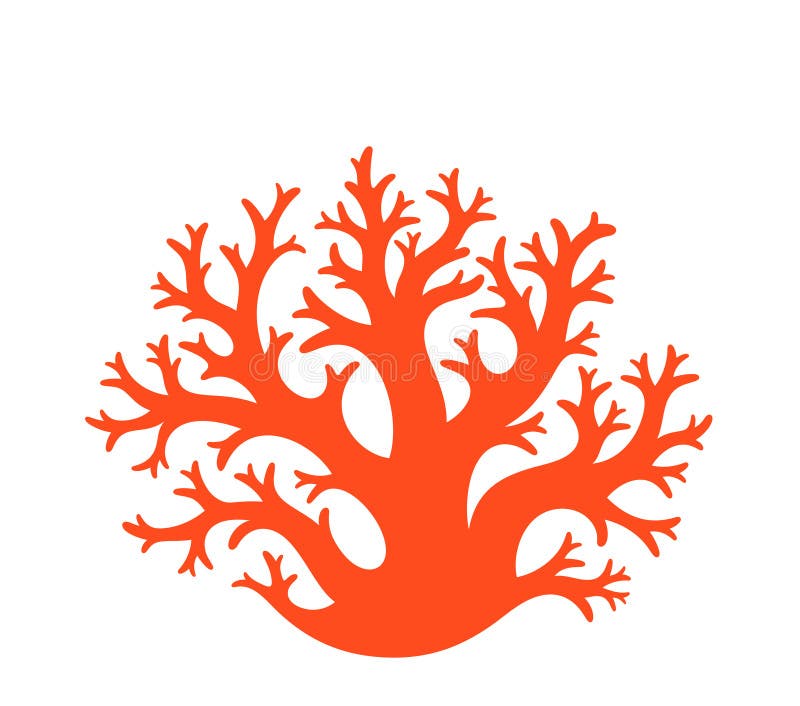 Coral stock vector. Illustration of vector, beauty, luxury - 35837783