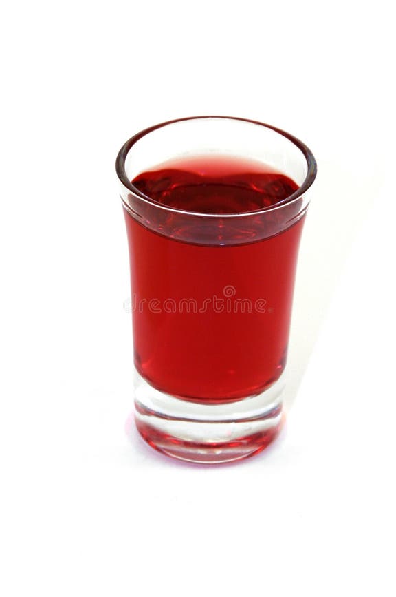 Red Cordial stock image. Image of cocktail, cheers, shot - 2934459