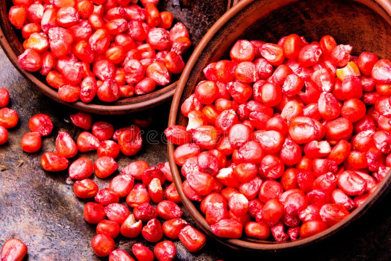 Colored dry corn grain stock photo. Image of autumn - 130600356