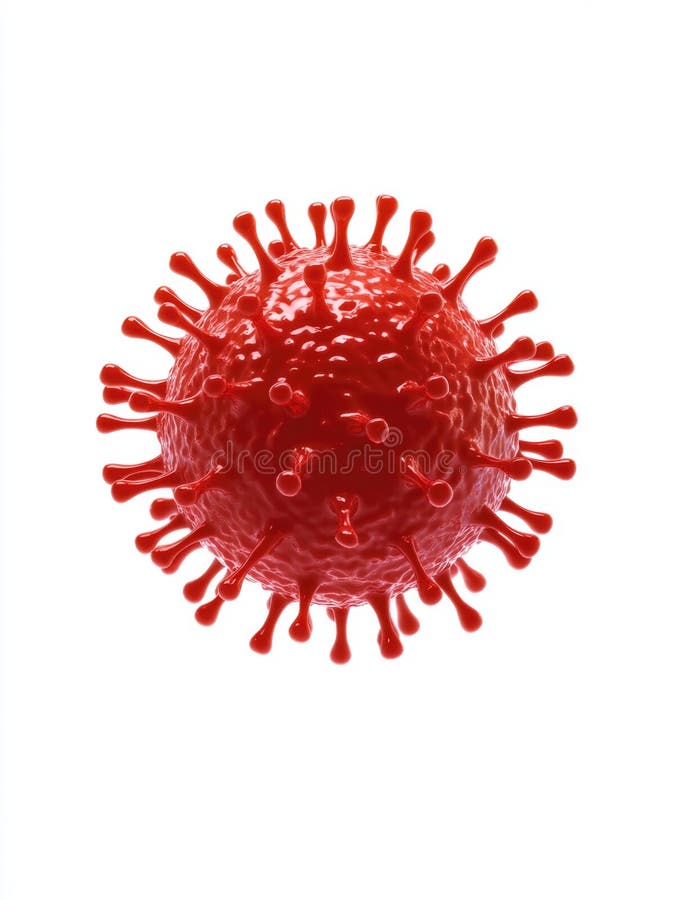 Red Corona Corona on White Background Stock Photo - Image of dignity ...