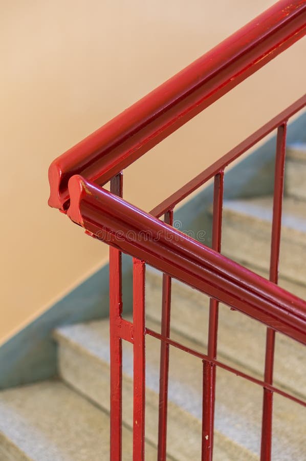 Metal handrail stock photo. Image of barrier, outdoor - 44777964