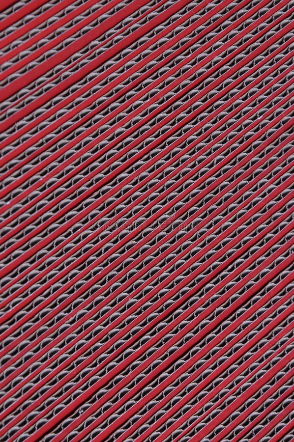 Red Corrugated Cardboard Stacked Stock Image - Image of card, container ...