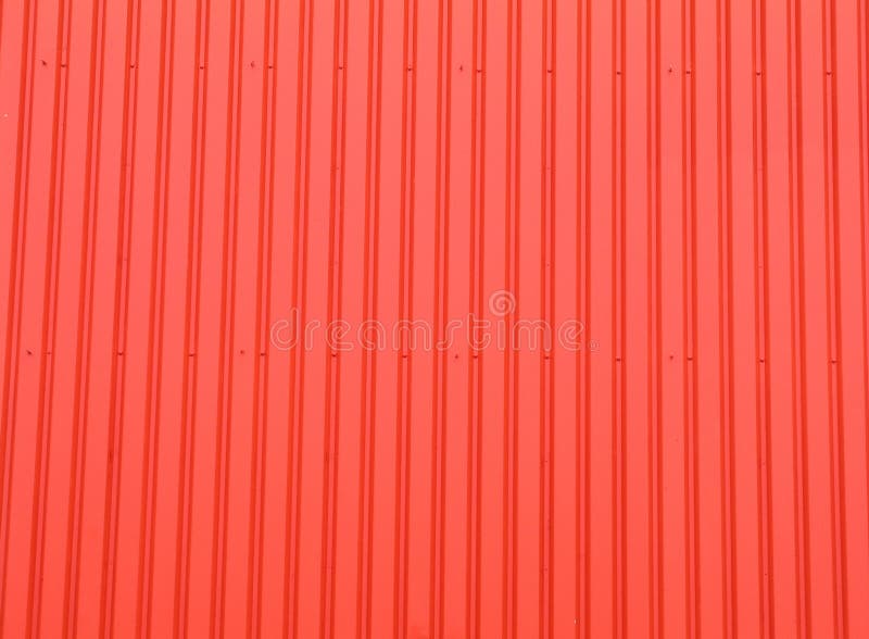Red Corrugated Metal Background and Texture Surface or Galvanize Steel ...