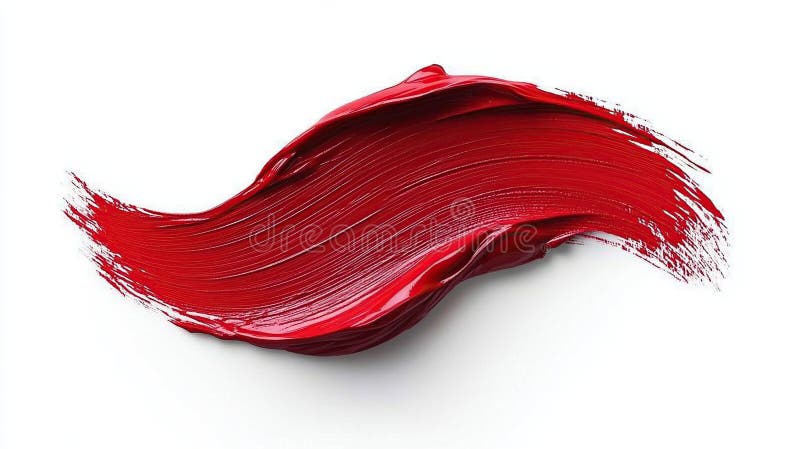 Red cosmetic smear stock image. Image of color, makeup - 370698825