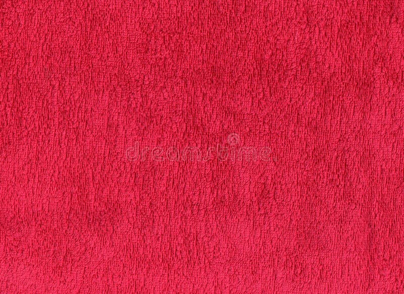 Red cotton towel texture. stock image. Image of style - 65977511