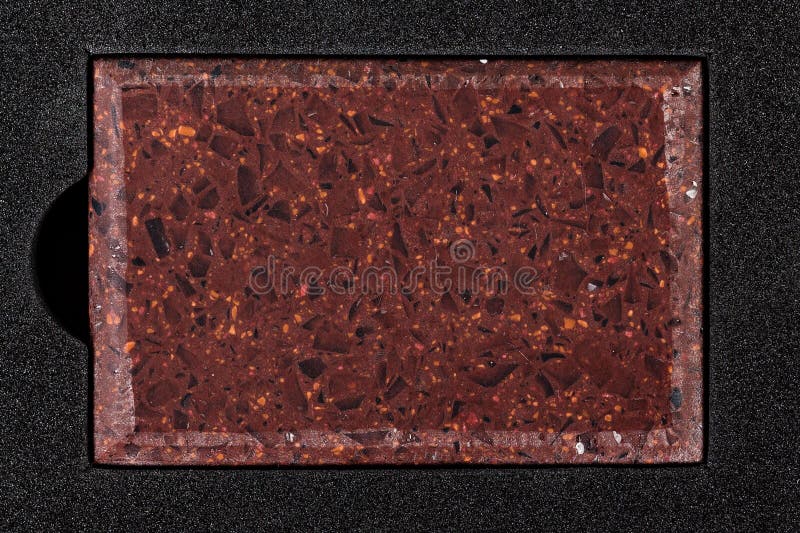 Red counter top sample stock image. Image of finish, chippings - 78260321