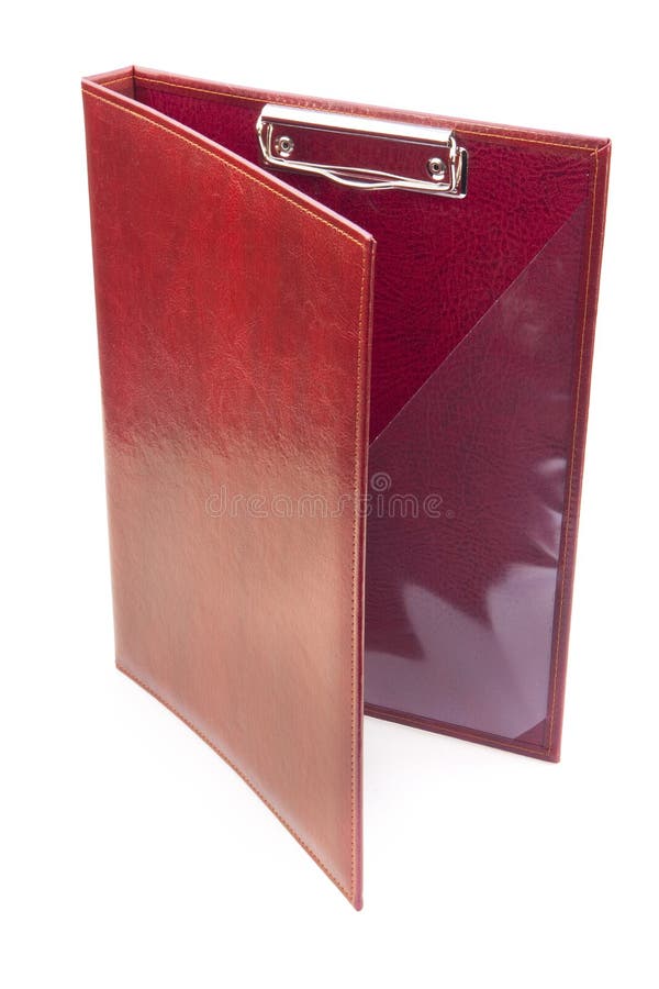 Red Cover for Documents stock image. Image of cover, opened - 22047923