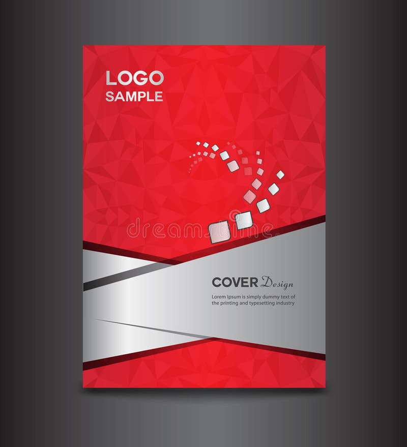 Red Cover Vector Illustration Stock Vector - Illustration of abstract ...