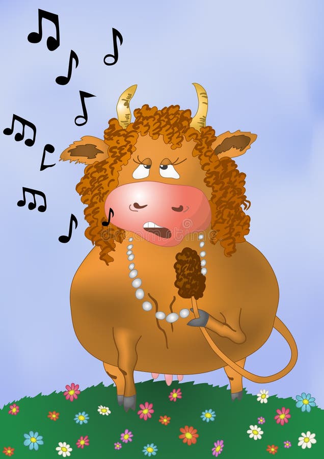 Singer Cow Stock Illustrations – 121 Singer Cow Stock Illustrations ...