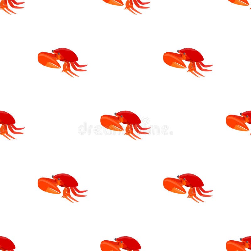 Red Crab Cartoon Vector Pattern Stock Illustrations – 597 Red Crab ...