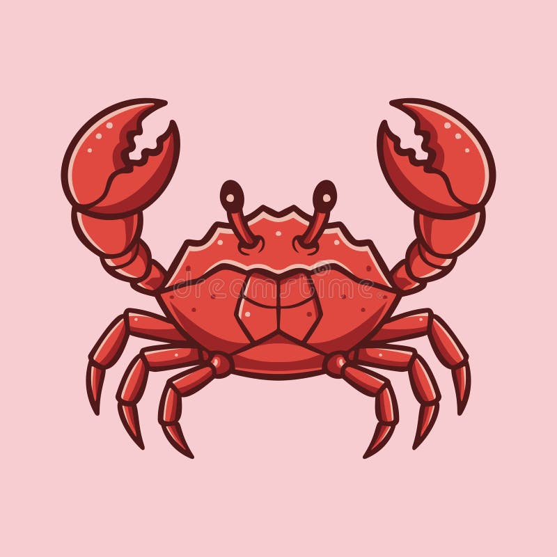 Crab Character Seafood Restaurant Stock Illustrations – 1,245 Crab ...