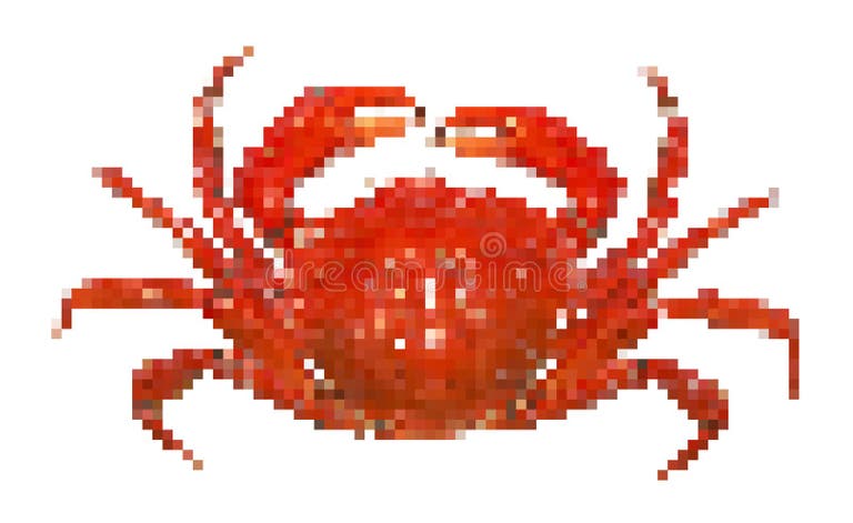 Red crab from vector stock vector. Illustration of crustacea - 329572200